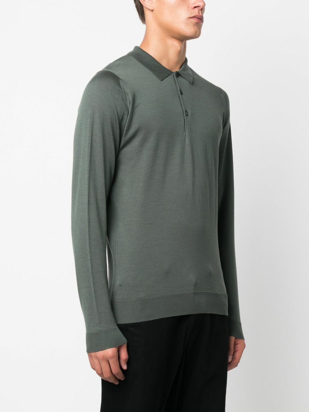 JOHN SMEDLEY - Wool Polo Shirt John Smedley