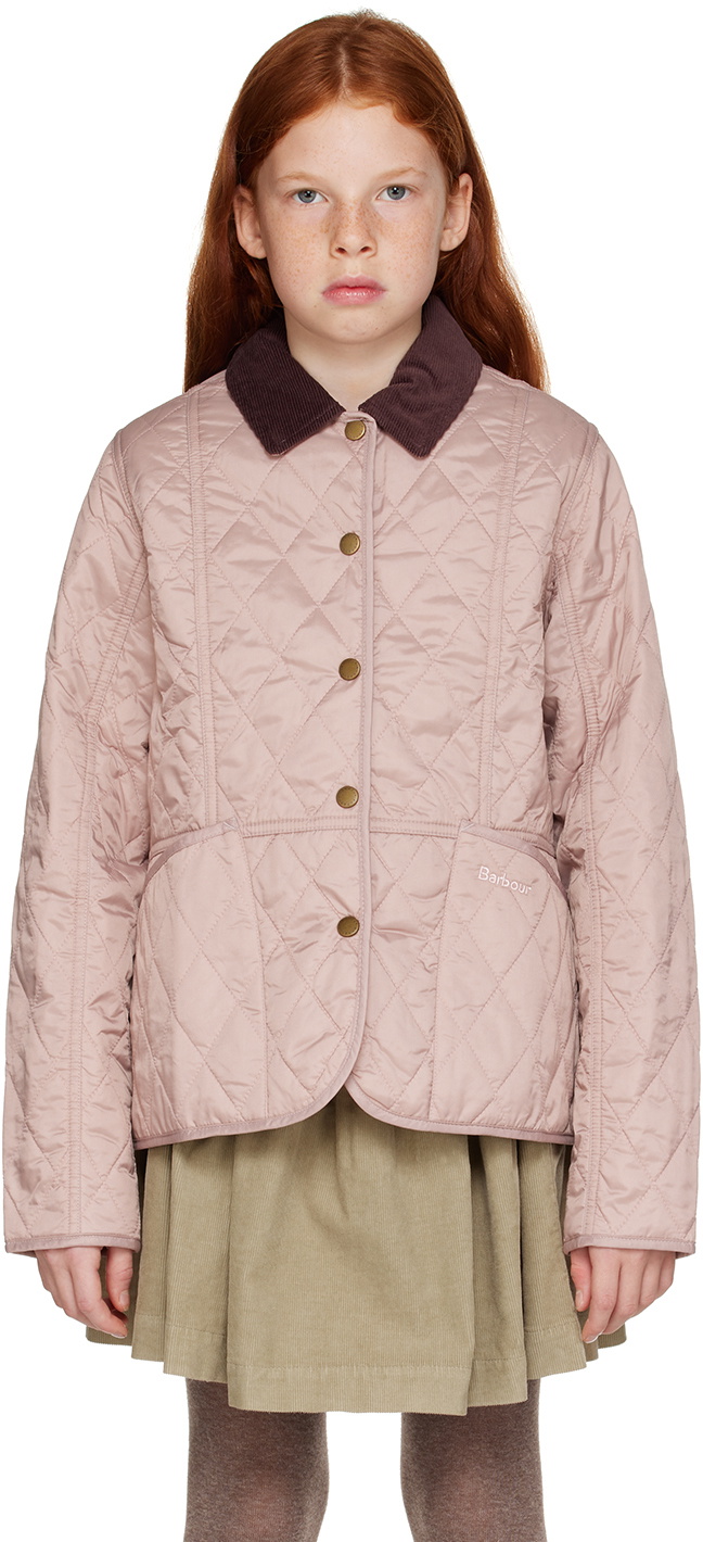 Barbour Kids Pink Summer Liddesdale Jacket Barbour