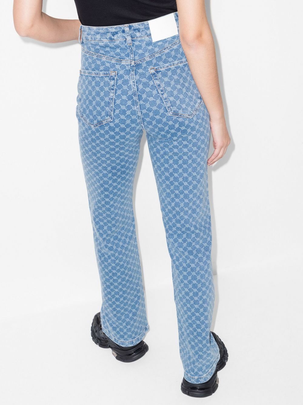Daily Paper Mel Monogram Straight Leg Jeans Daily Paper