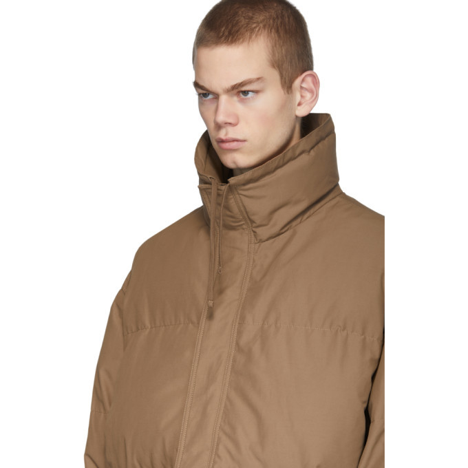 Essentials Tan Puffer Jacket Essentials