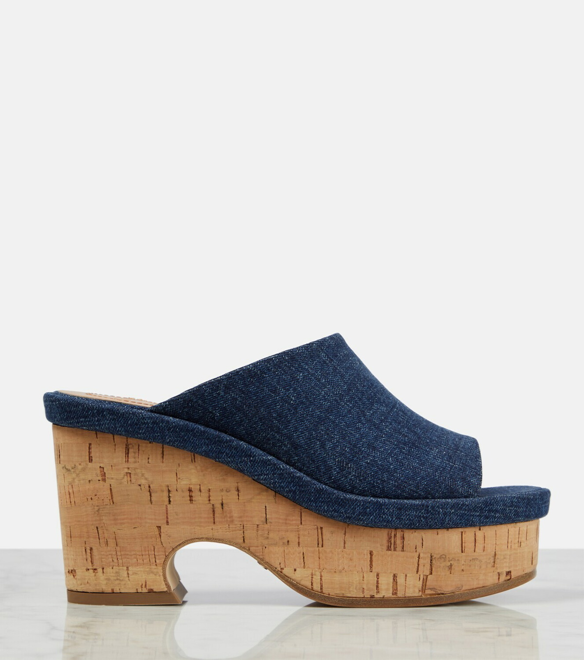 Chloé Oli denim platform mules Chloe