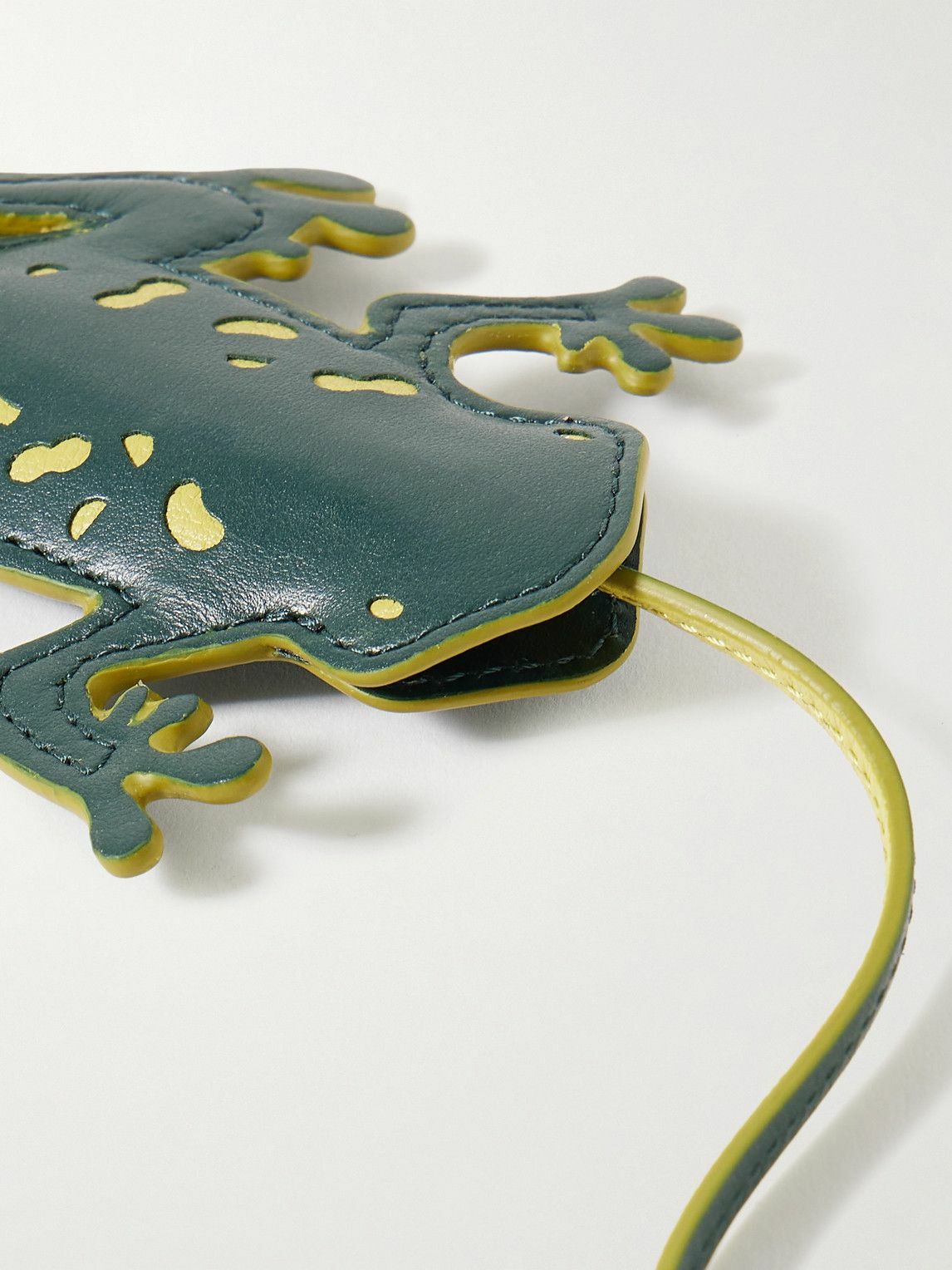 Mulberry - Frog Leather Key Fob Mulberry