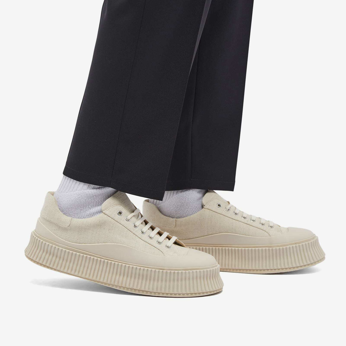 Jil Sander Men's Z Rise Sneakers in Natural Jil Sander