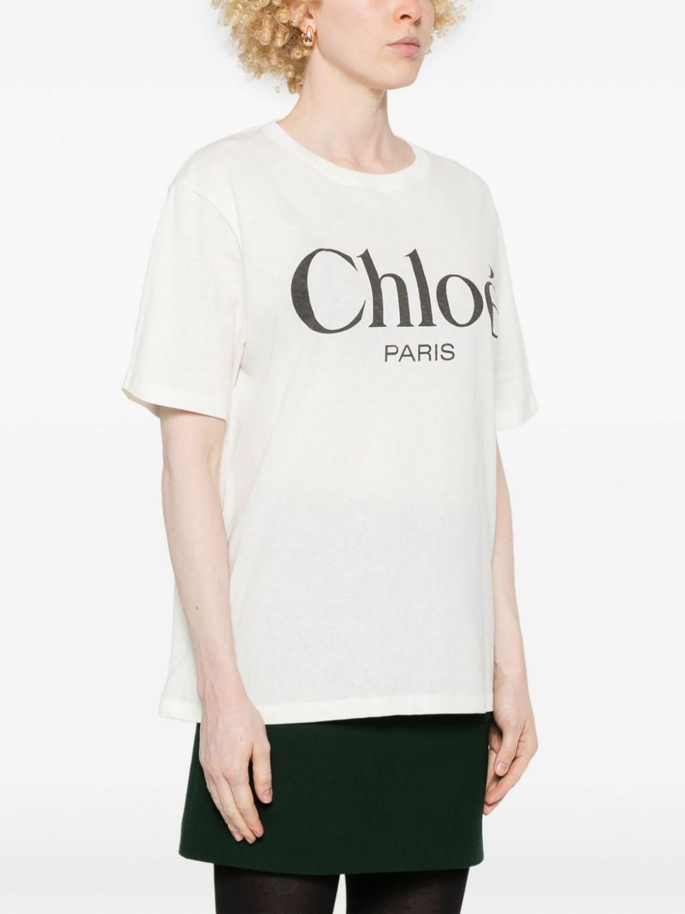 Chloé Logo Cotton T-Shirt Chloe