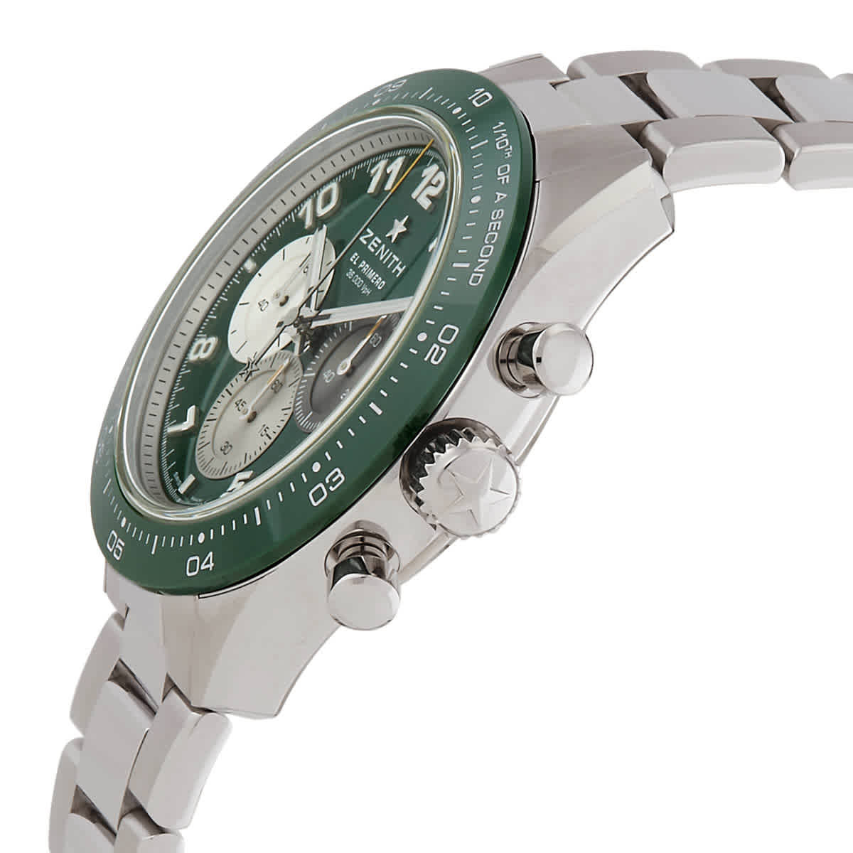 Zenith Chronomaster Aaron Rodgers Edition Automatic Green Dial Mens ...