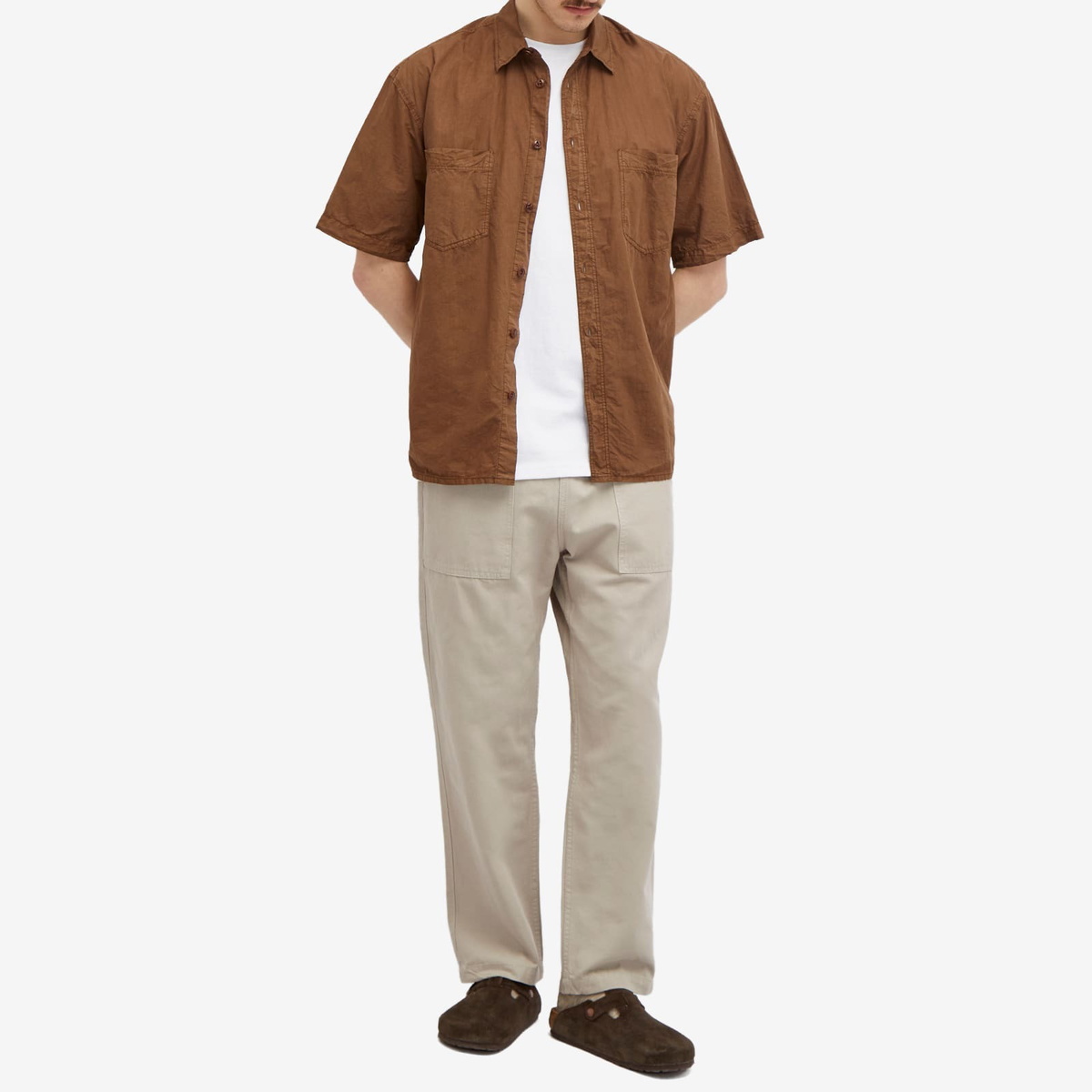 Service Works Men's Classic Canvas Chef Pants in Stone Service Works