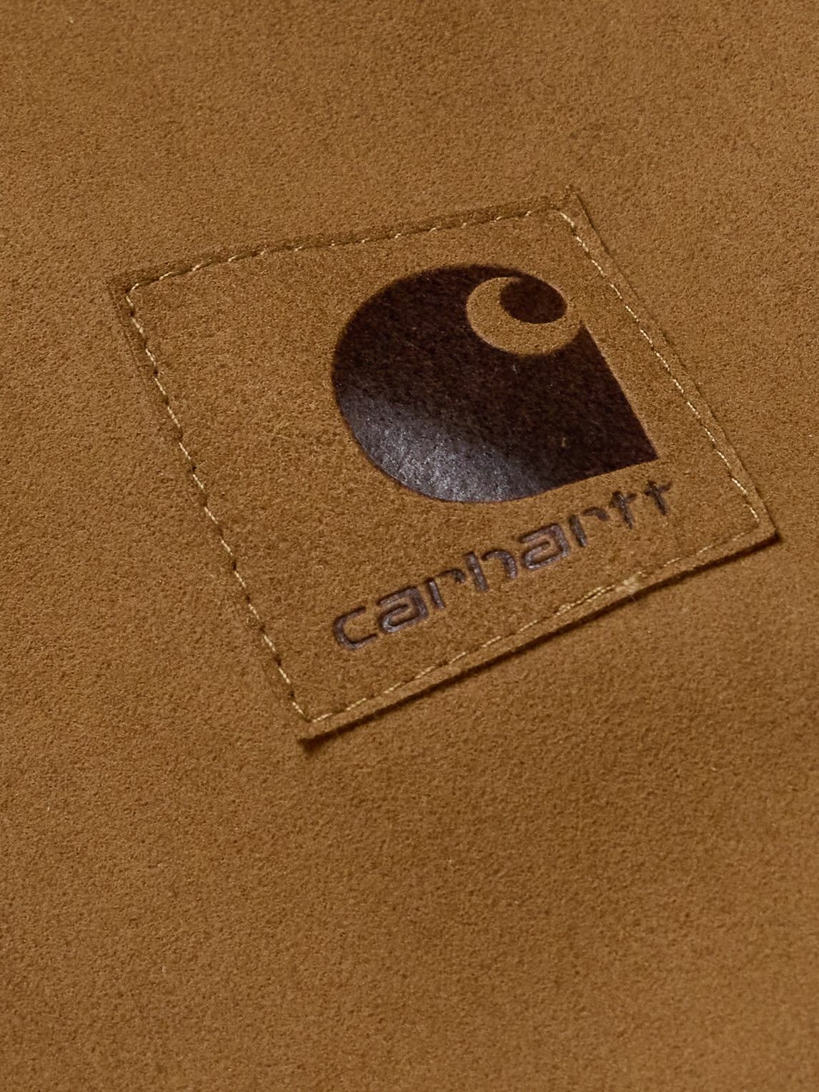 Carhartt WIP - Michigan Faux Suede Chore Jacket - Brown Carhartt WIP
