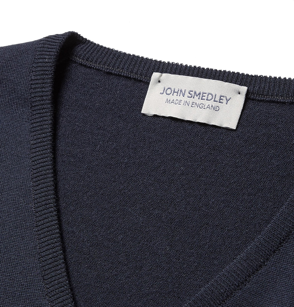 John Smedley - Blenheim Mélange Merino Wool Sweater - Blue John Smedley