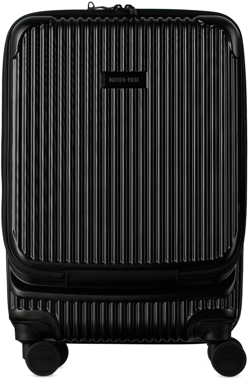 Master-Piece Co Black Trolley Suitcase Master-Piece Co