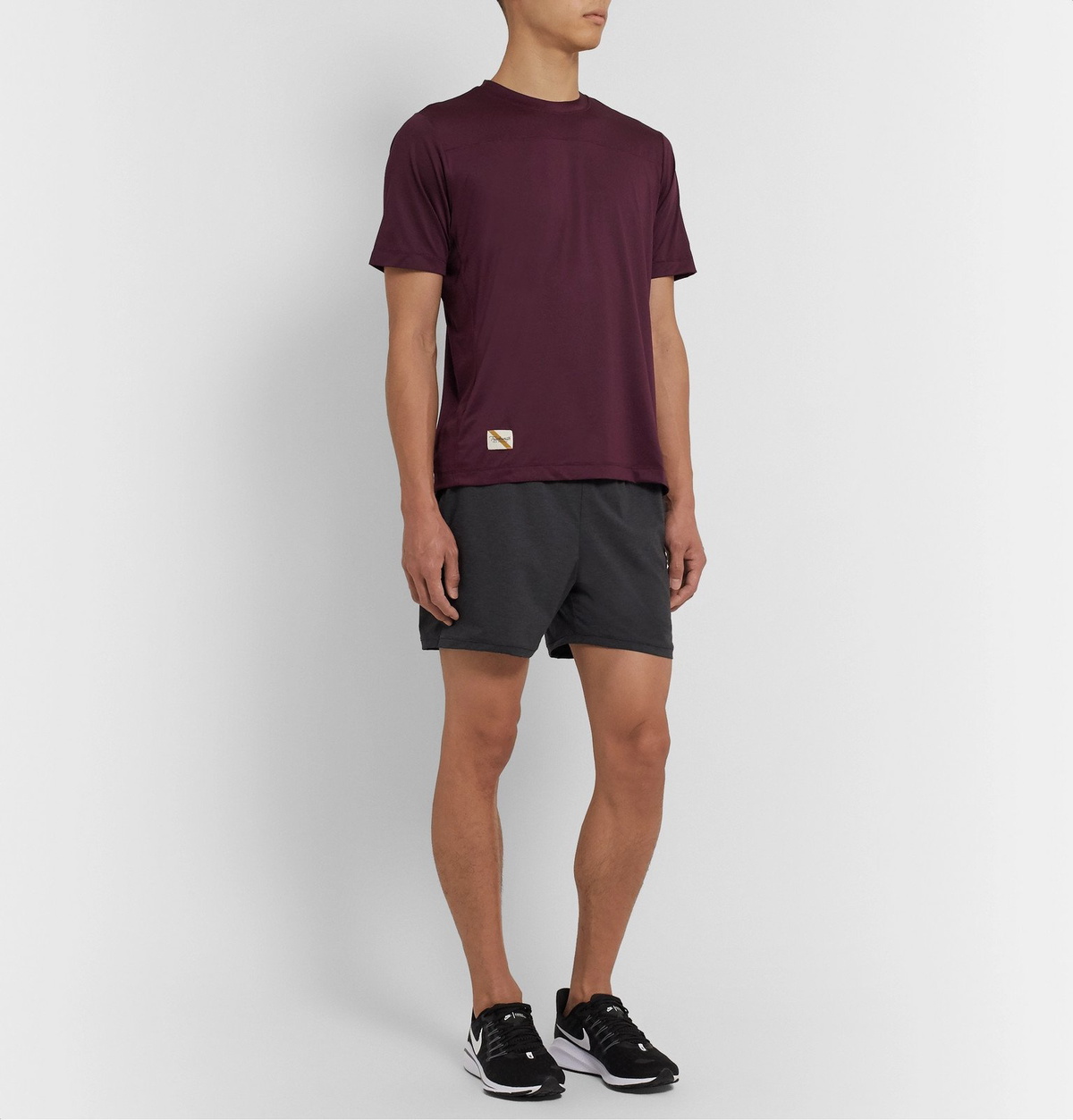 Tracksmith - Twilight Stretch-Mesh T-Shirt - Purple Tracksmith