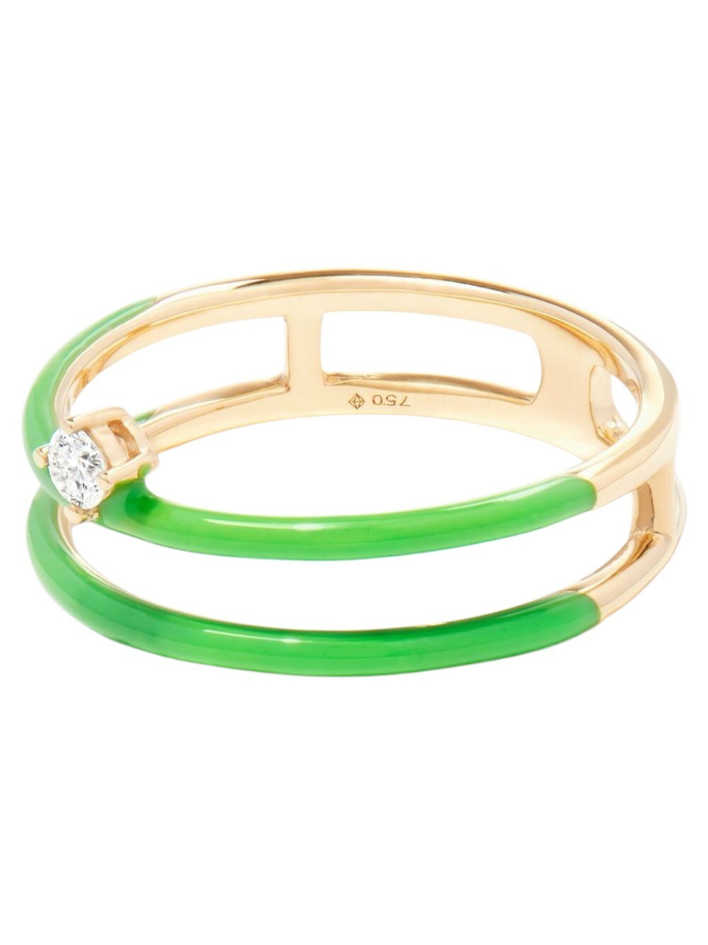 Persée 18K Yellow Gold Zeus Diamond Ring Persee