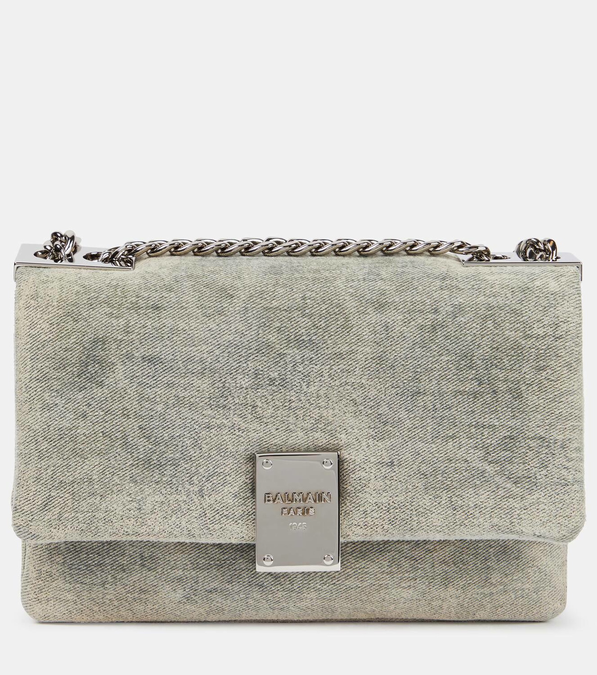 Balmain 1945 denim shoulder bag Balmain