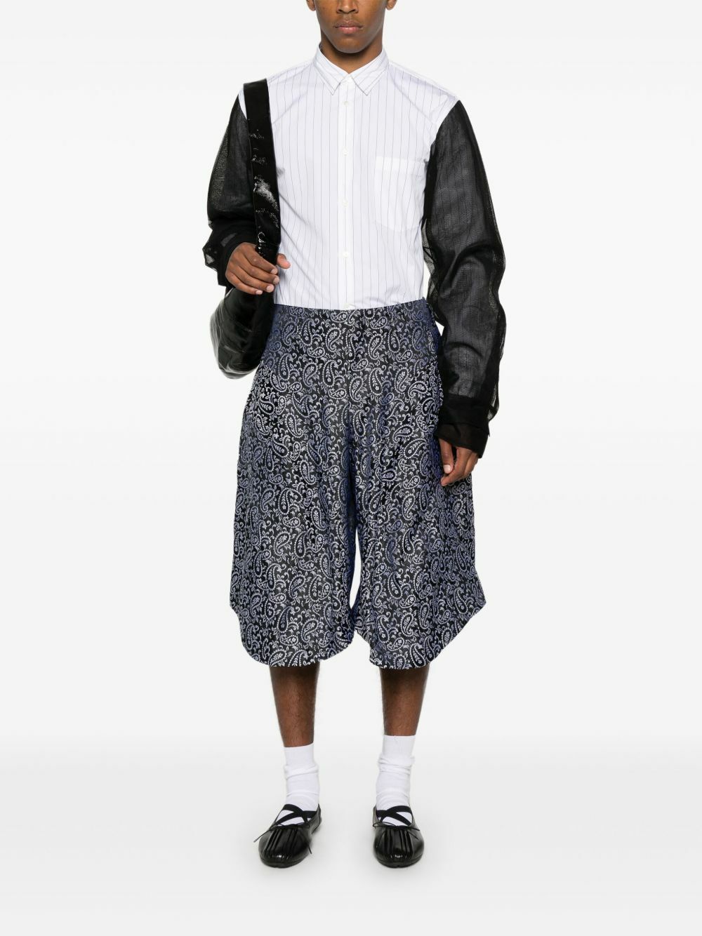 Comme Des Garçons Homme Plus Paisley-Jacquard Shorts Comme des Garcons ...