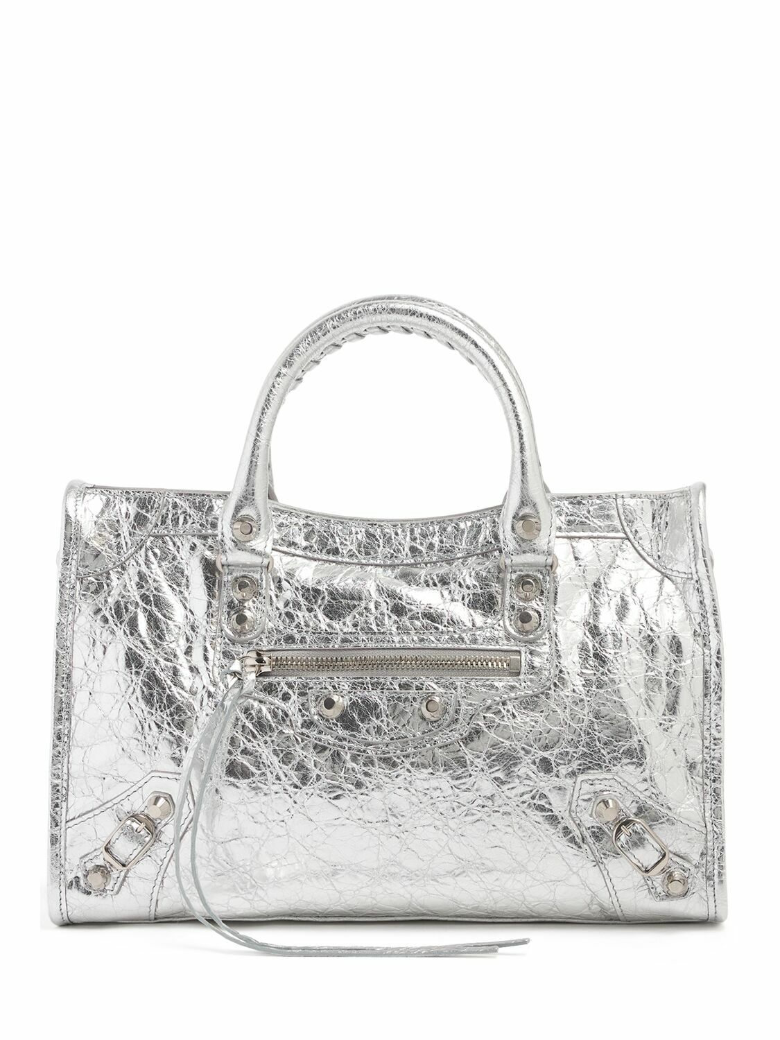 BALENCIAGA Small Le City Arena Leather Shoulder Bag Balenciaga