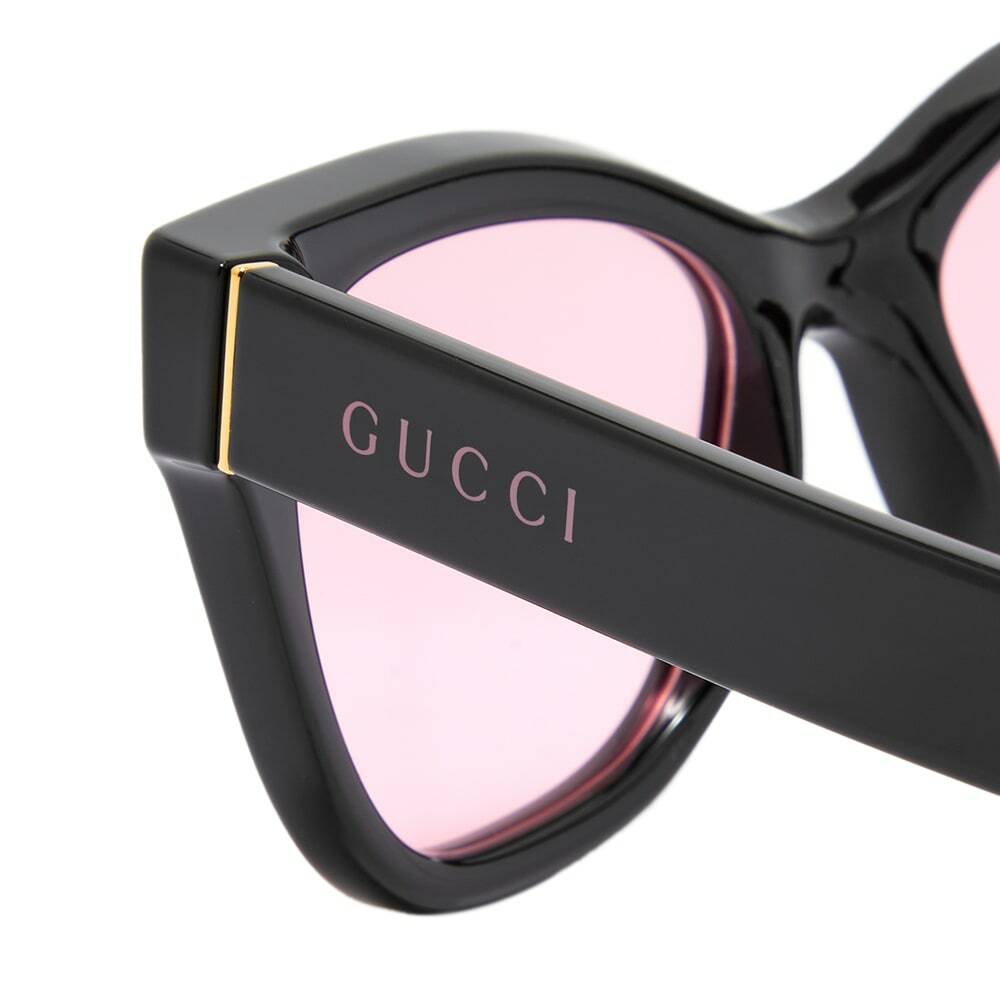 Gucci Women's Eyewear GG1133S Sunglasses in Black/Pink Gucci