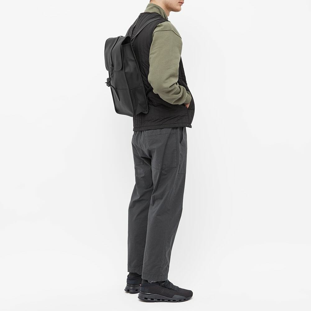 RAINS Men's Backpack Mini in Black Rains