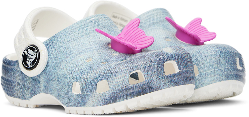 Crocs Baby Blue Classic Denim Clogs Crocs