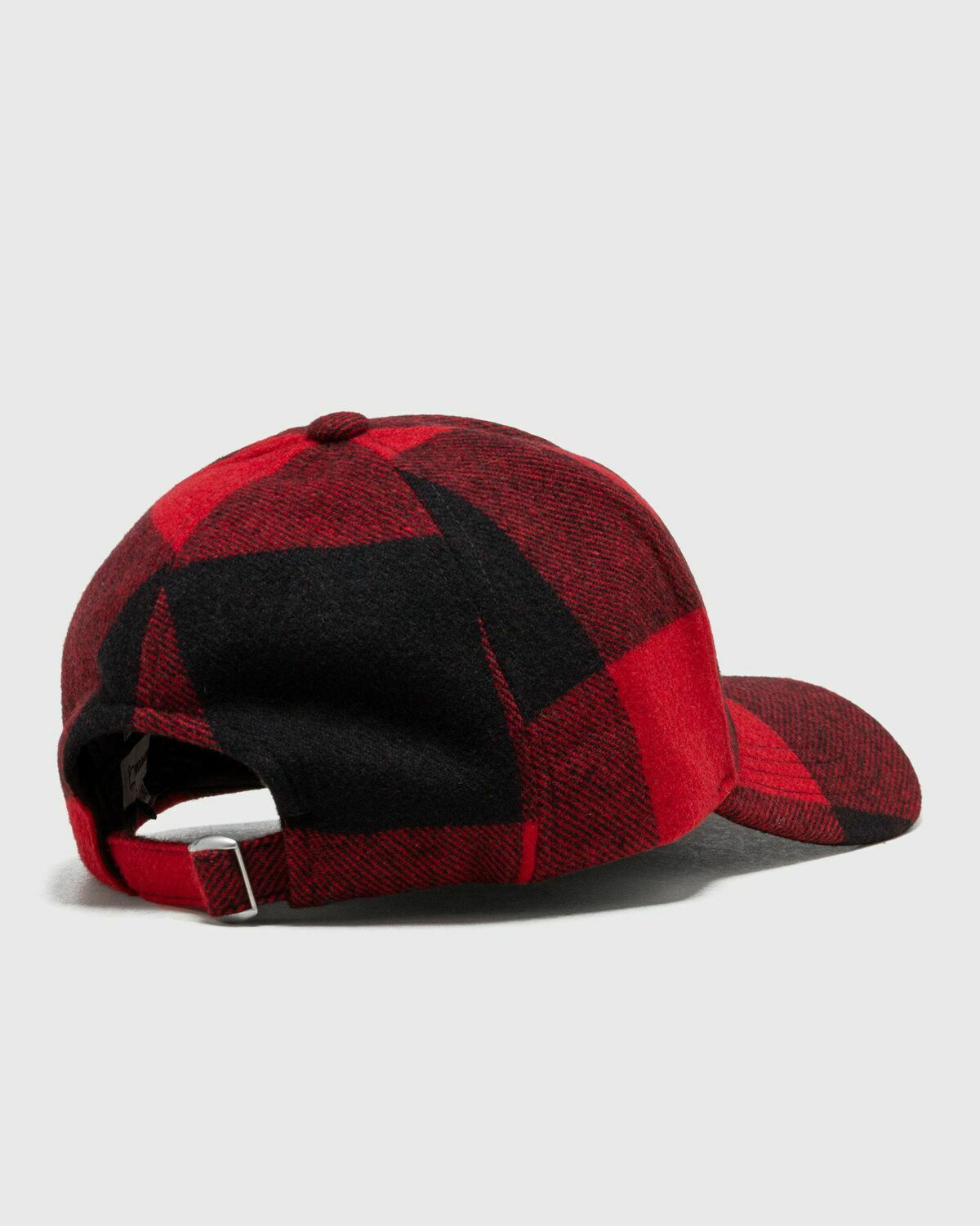 Woolrich Check Baseball Cap Black/Red Caps Woolrich