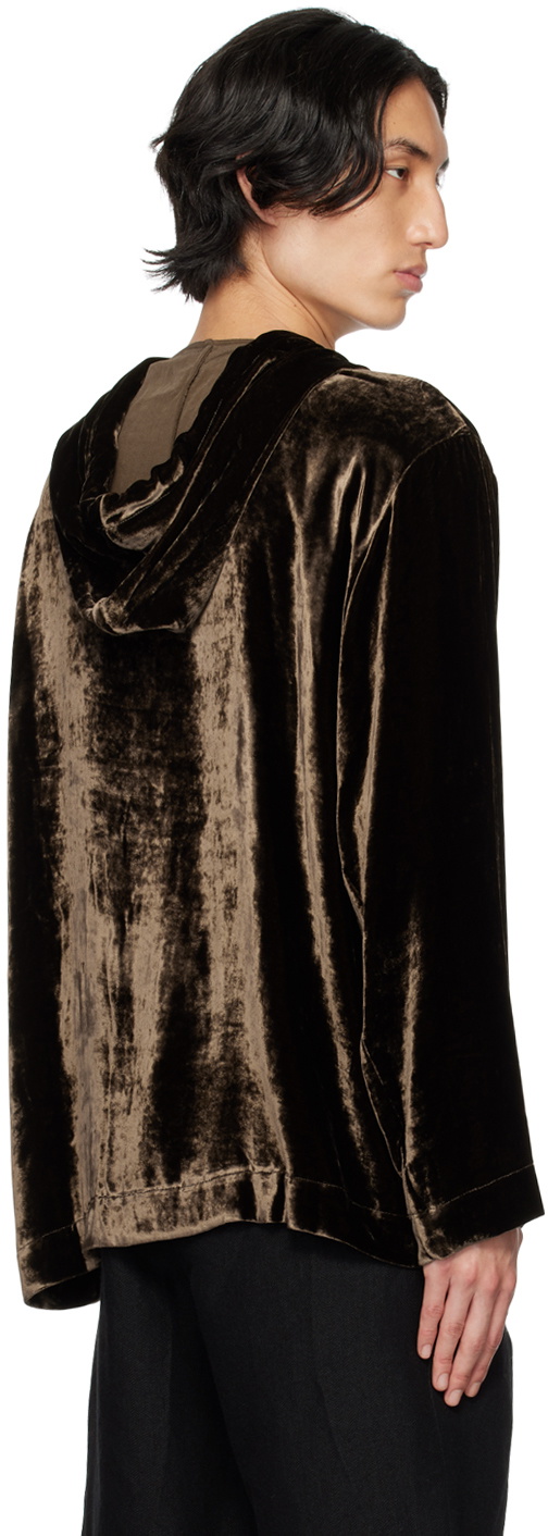 UMA WANG Brown Taveon Hoodie Uma Wang