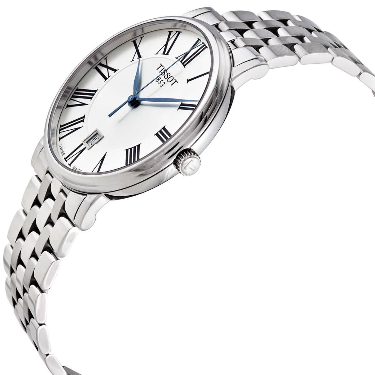 Tissot Carson Premium Quartz Silver Dial Mens Watch T122.410.11.033.00 ...