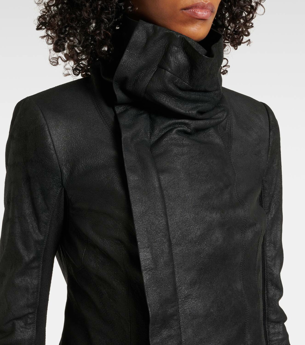 Rick Owens Naska leather biker jacket Rick Owens