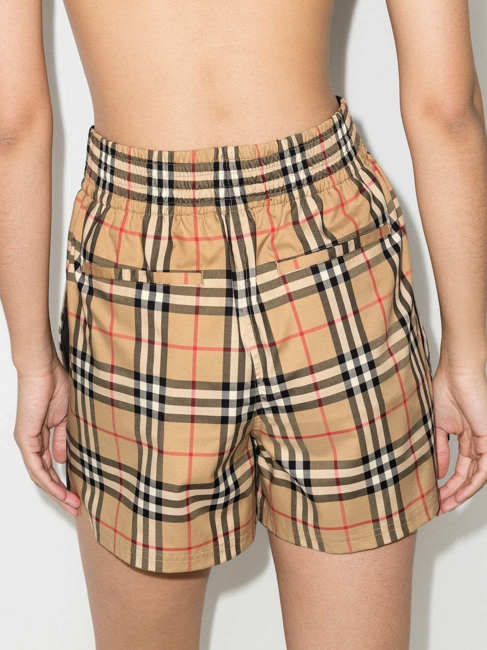 Burberry Brown Vintage Check Shorts Burberry