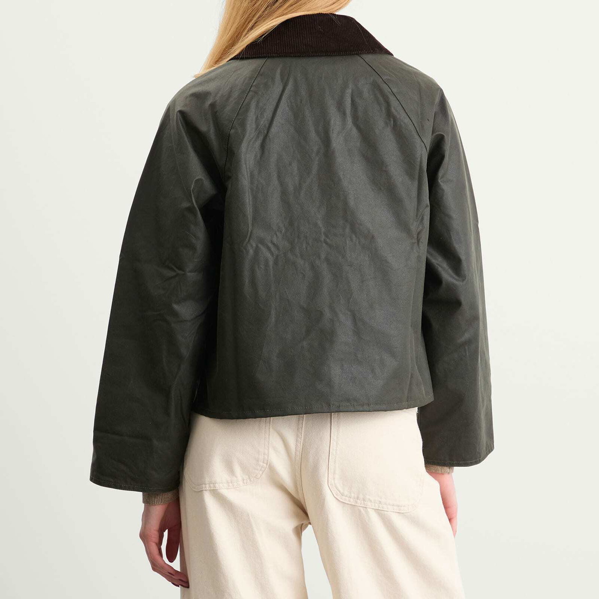 Barbour Women's Kearton Wax Jacket in Archive Olive/Ancient Tartan Barbour
