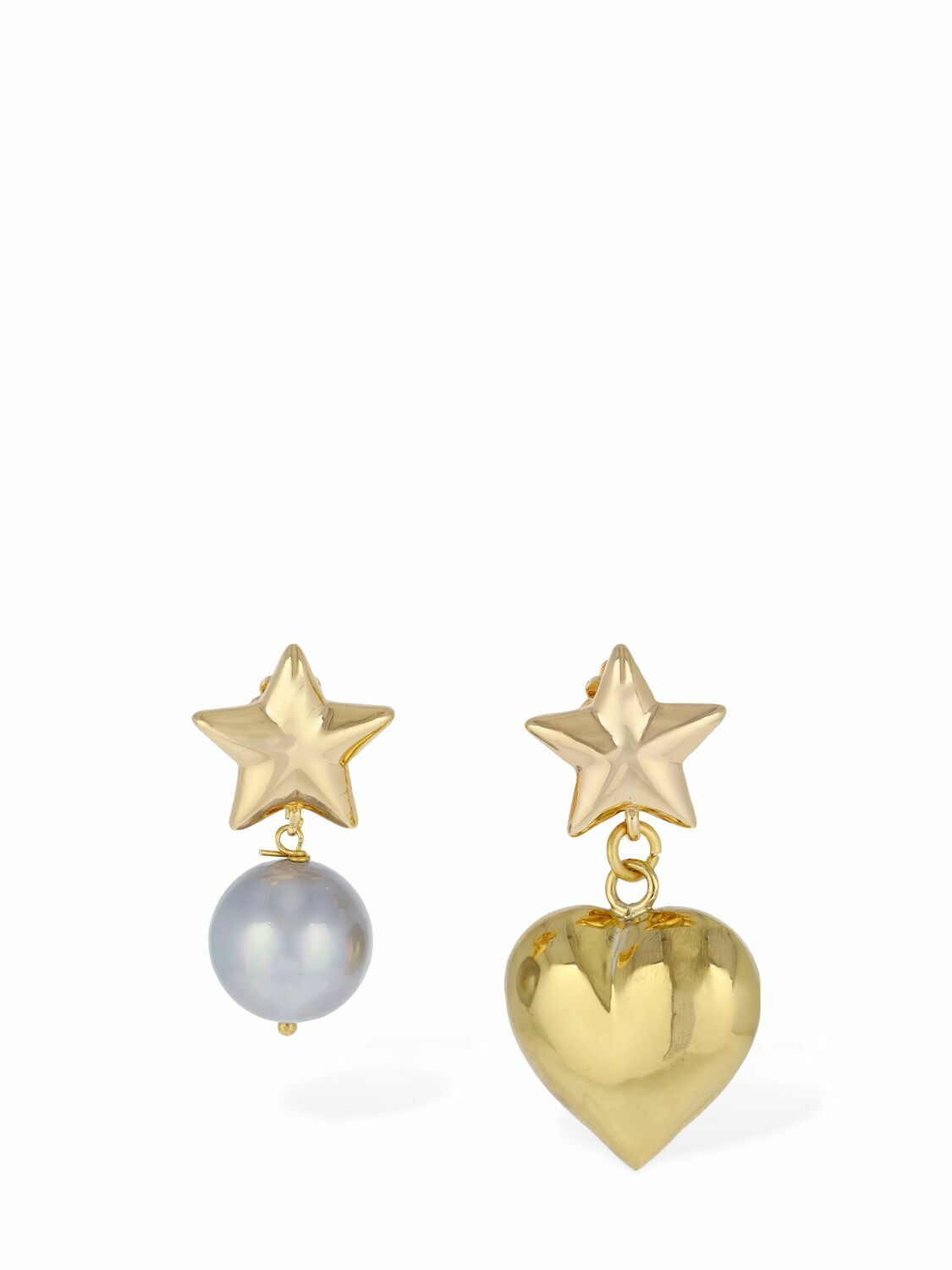 TIMELESS PEARLY - Crystal Mismatched Earrings Timeless Pearly