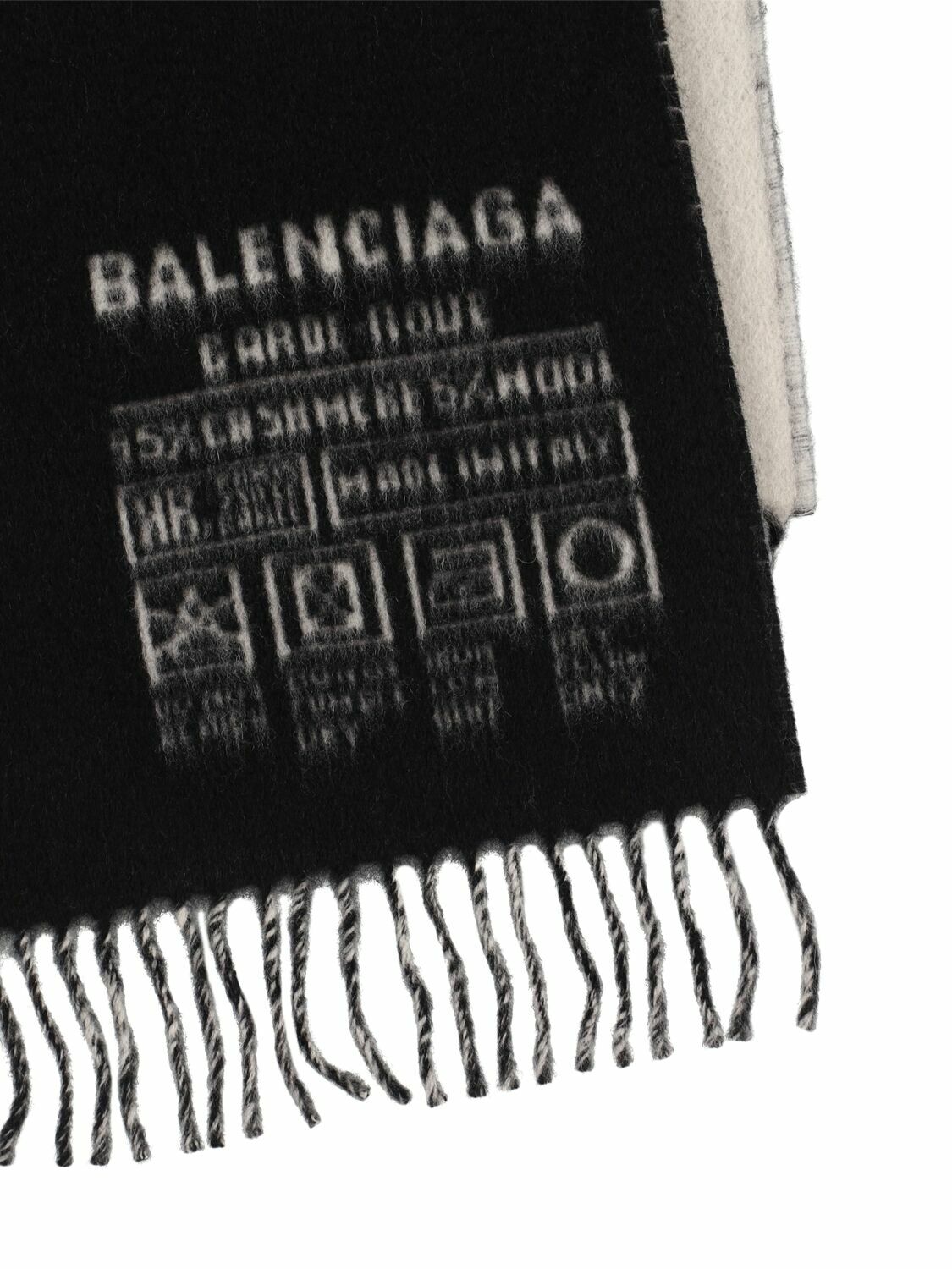 BALENCIAGA Wool Blend Scarf Balenciaga