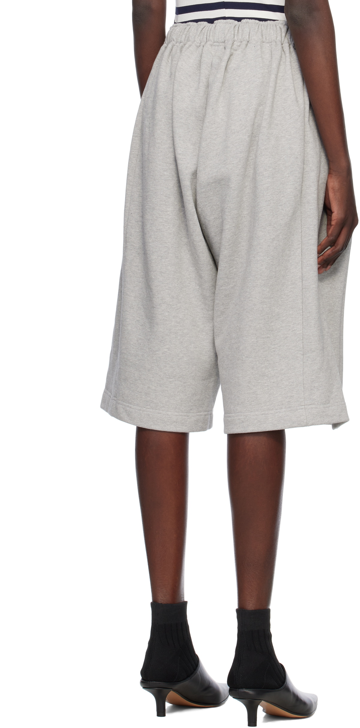 Pushbutton Gray Midi Sweatpants Pushbutton