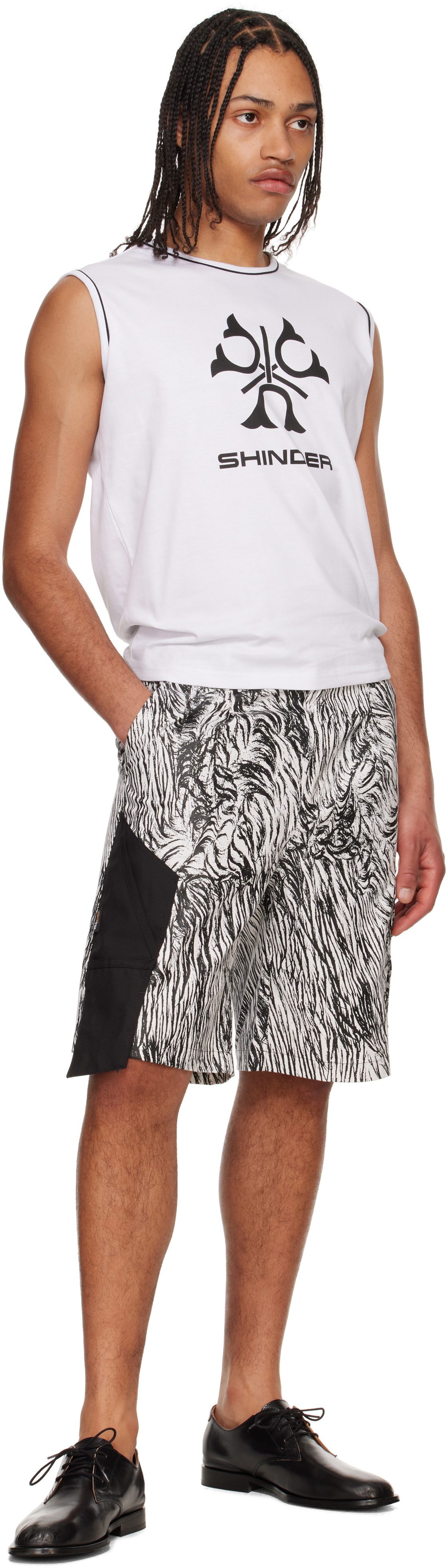 Olly Shinder White Kin Tank Top Olly Shinder