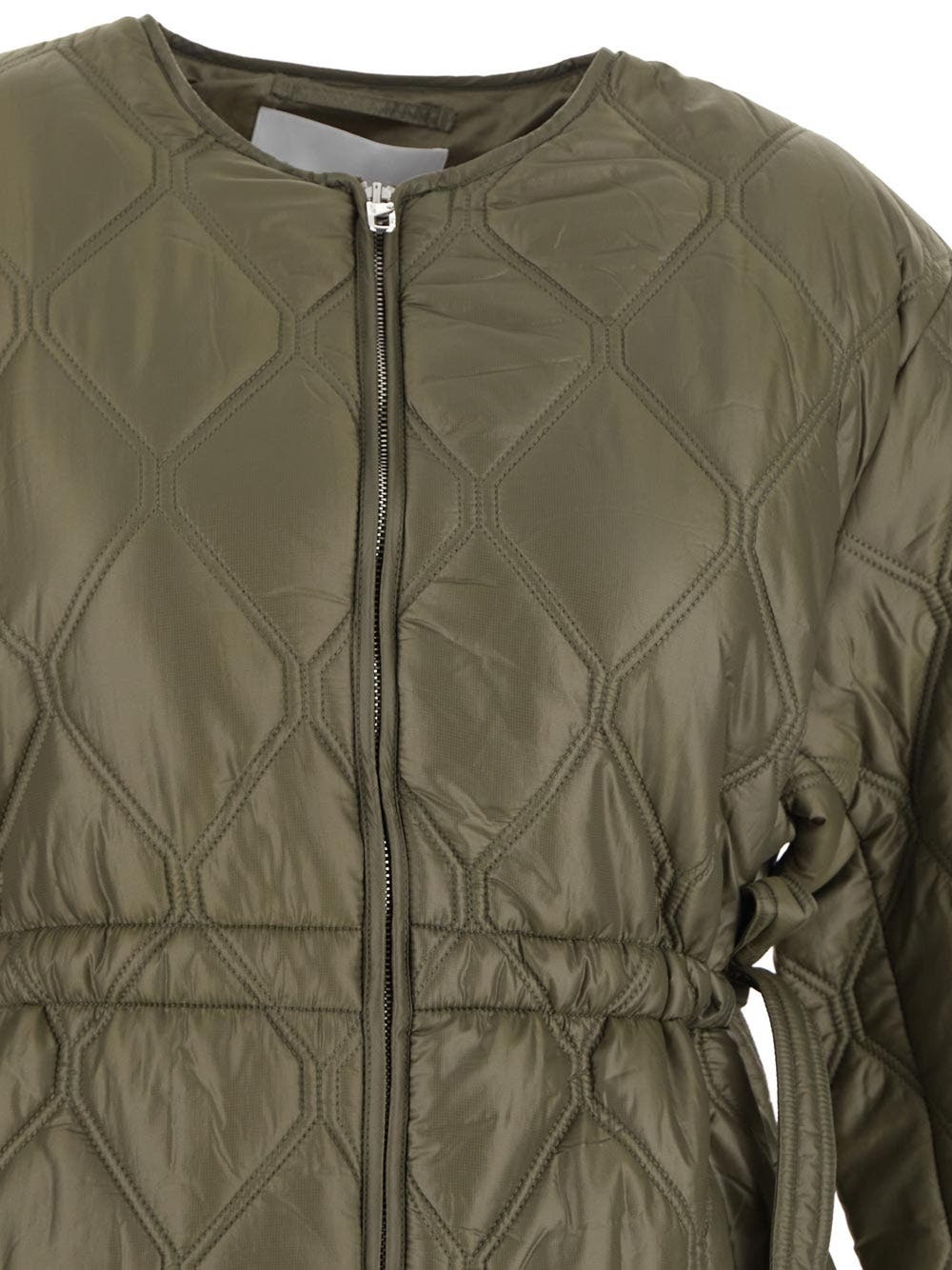 Ganni Quilted Shell Coat GANNI