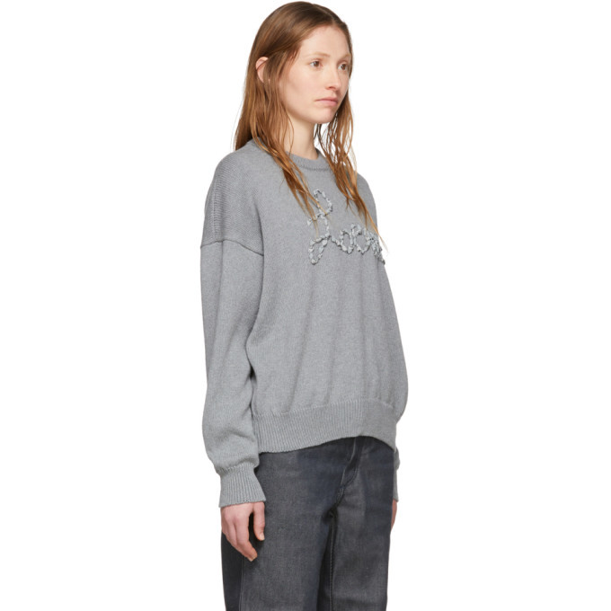 Loewe Grey Stitch Sweater Loewe