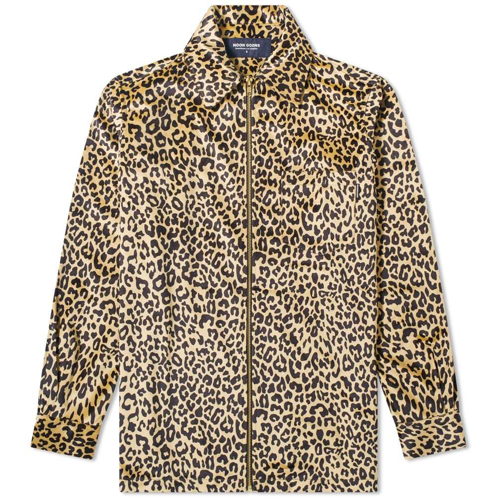 Noon Goons Leopard Zip Shirt Jacket Noon Goons