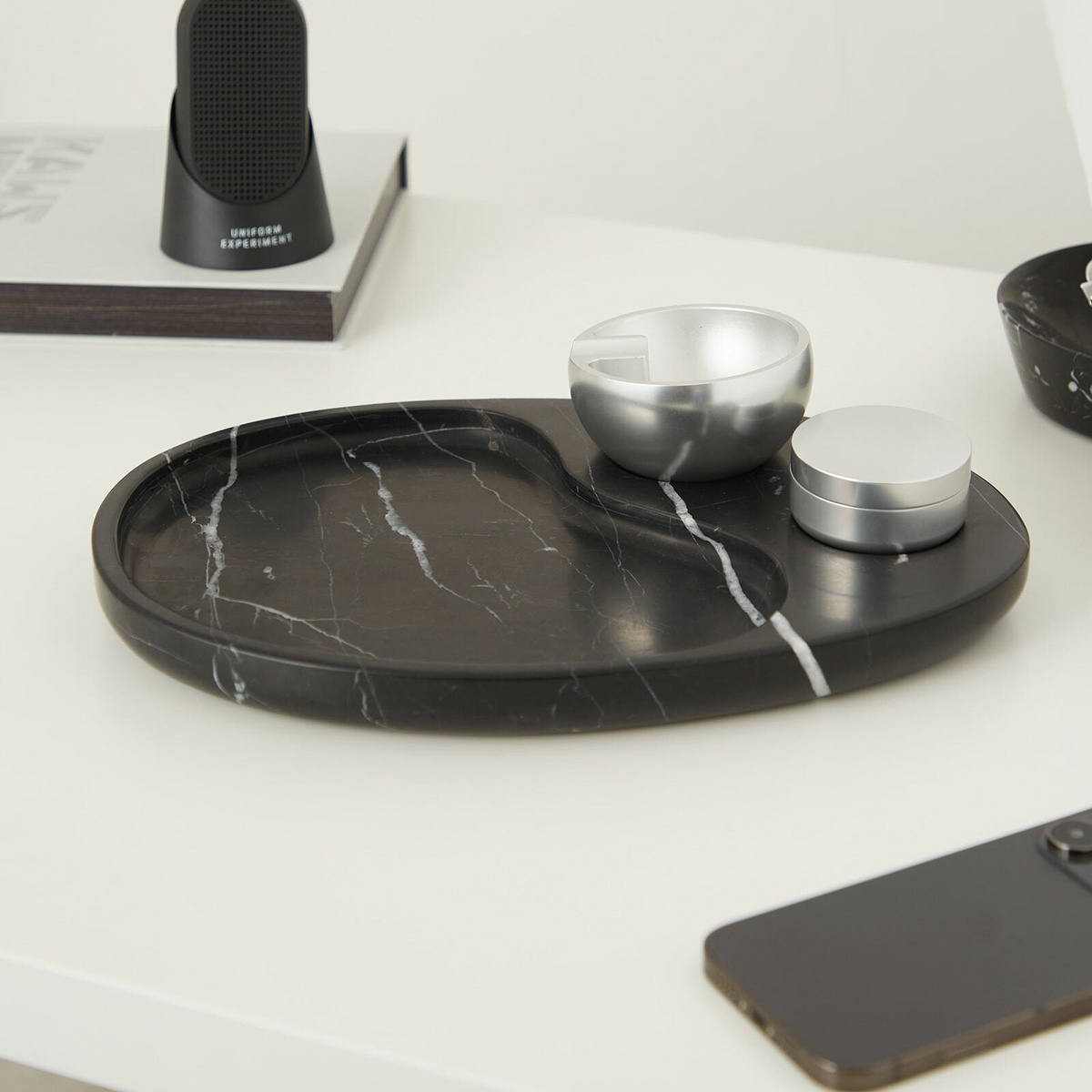 Houseplant by Seth Rogen Marble Rolling Set in Black Houseplant