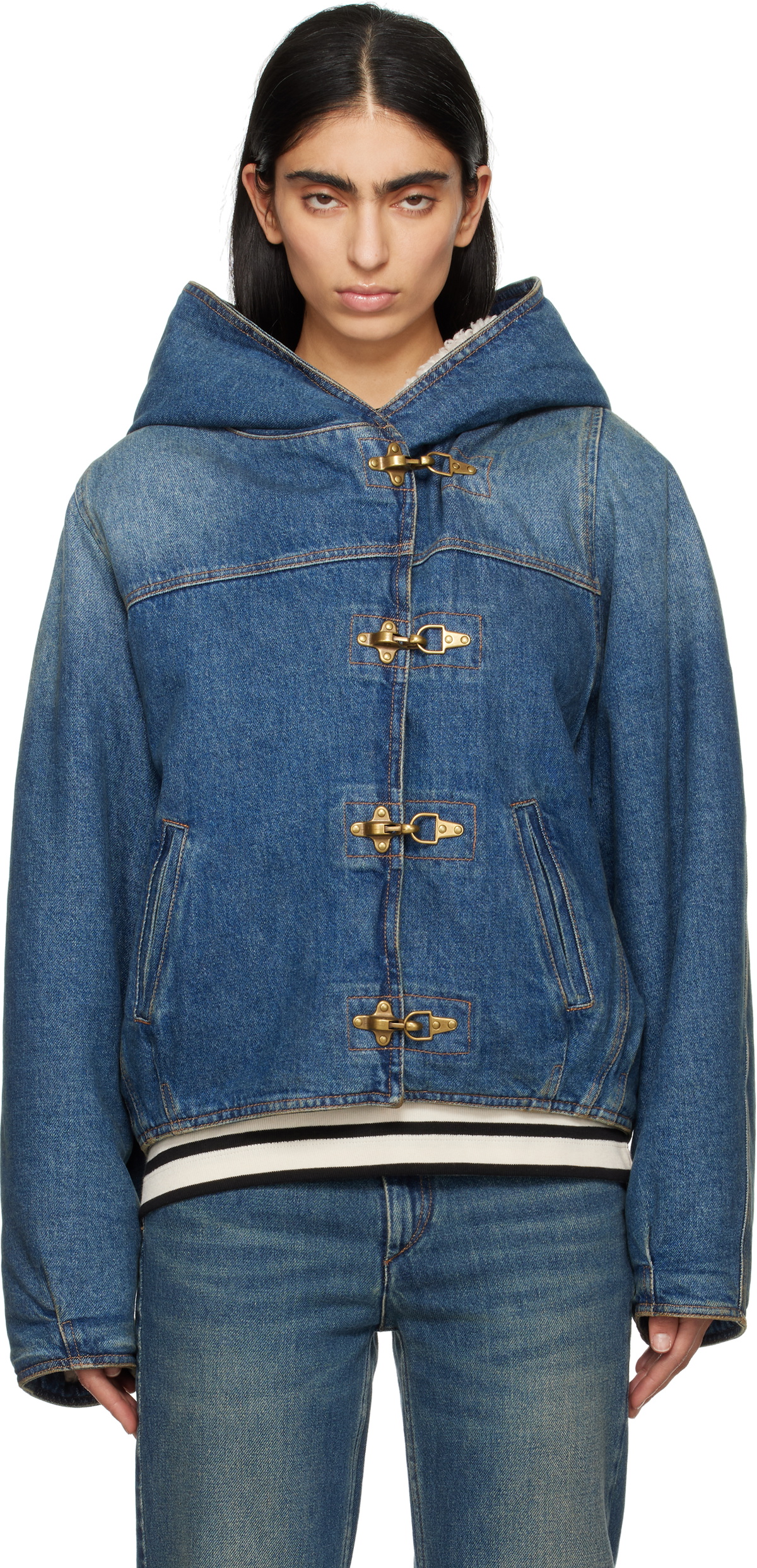 Isabel Marant Blue Biane Denim Jacket Isabel Marant