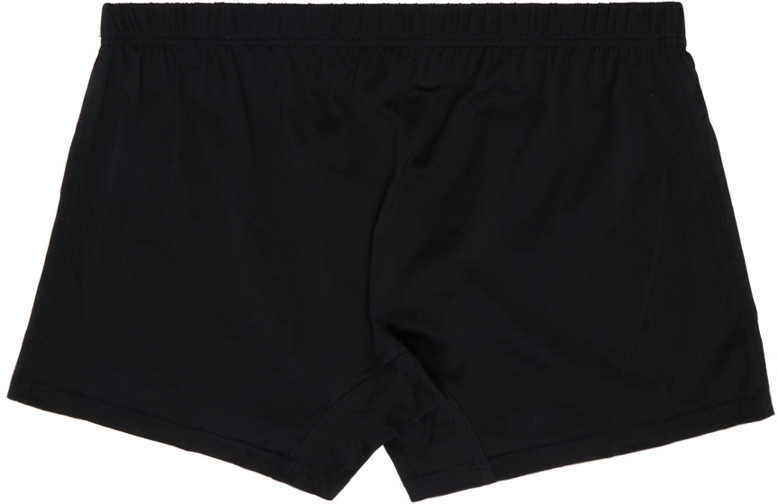 ZEGNA Black Button-Fly Boxers Zegna