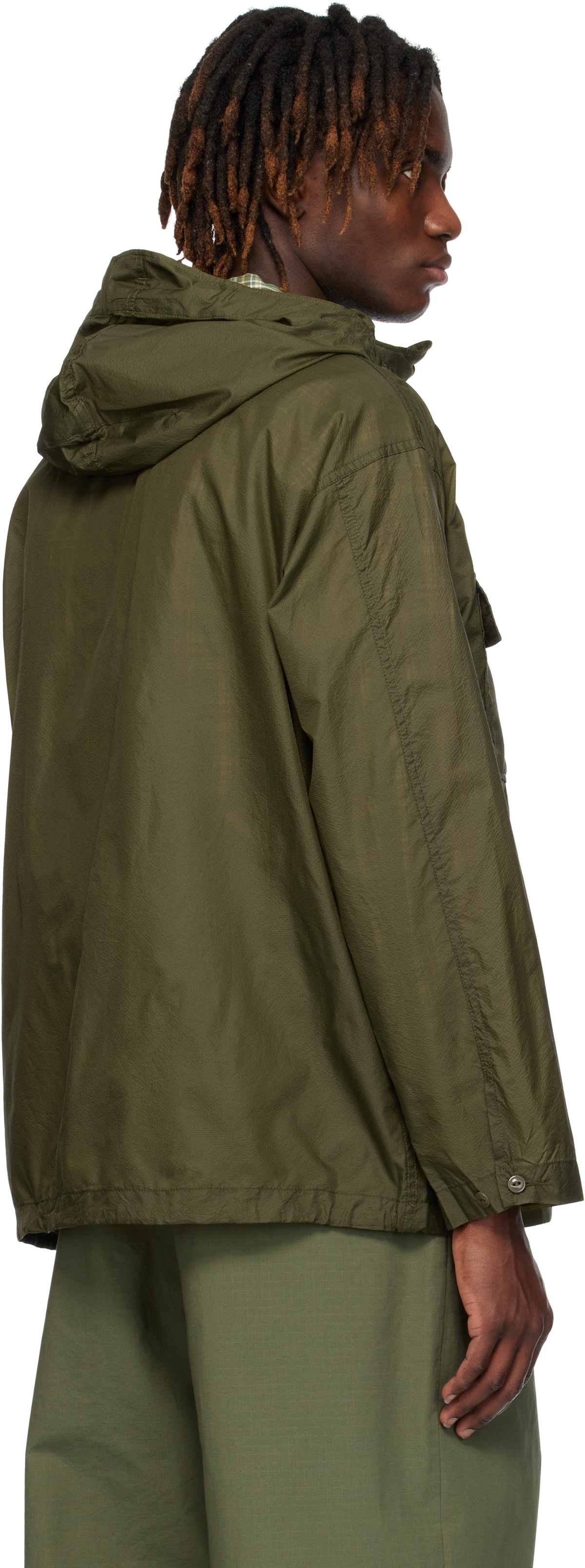 Engineered Garments Khaki Cagoule Jacket Engineered Garments