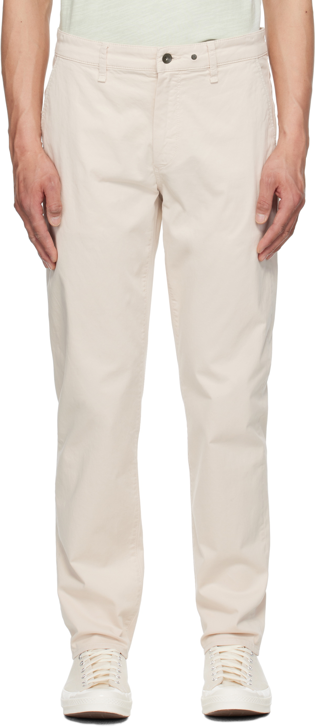 rag & bone Beige Standard Chino Trousers Rag and Bone