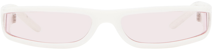 Rick Owens White Fog Sunglasses Rick Owens