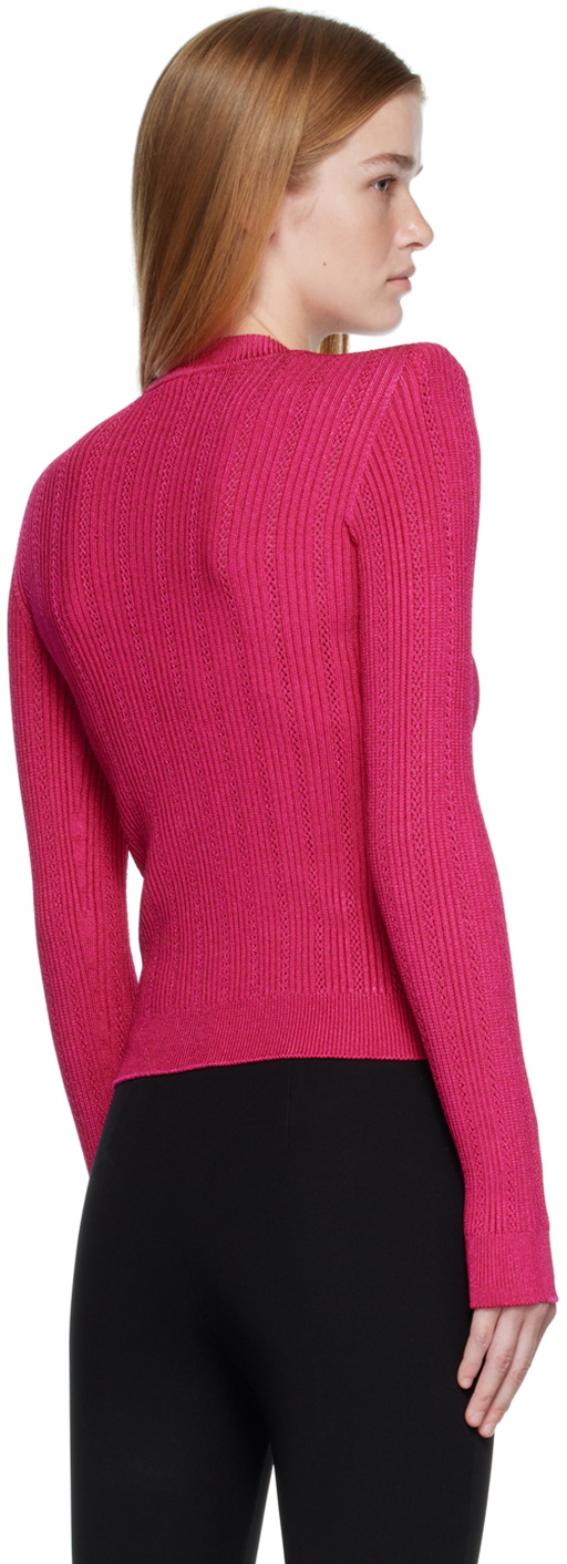 Balmain Pink Button Cardigan Balmain