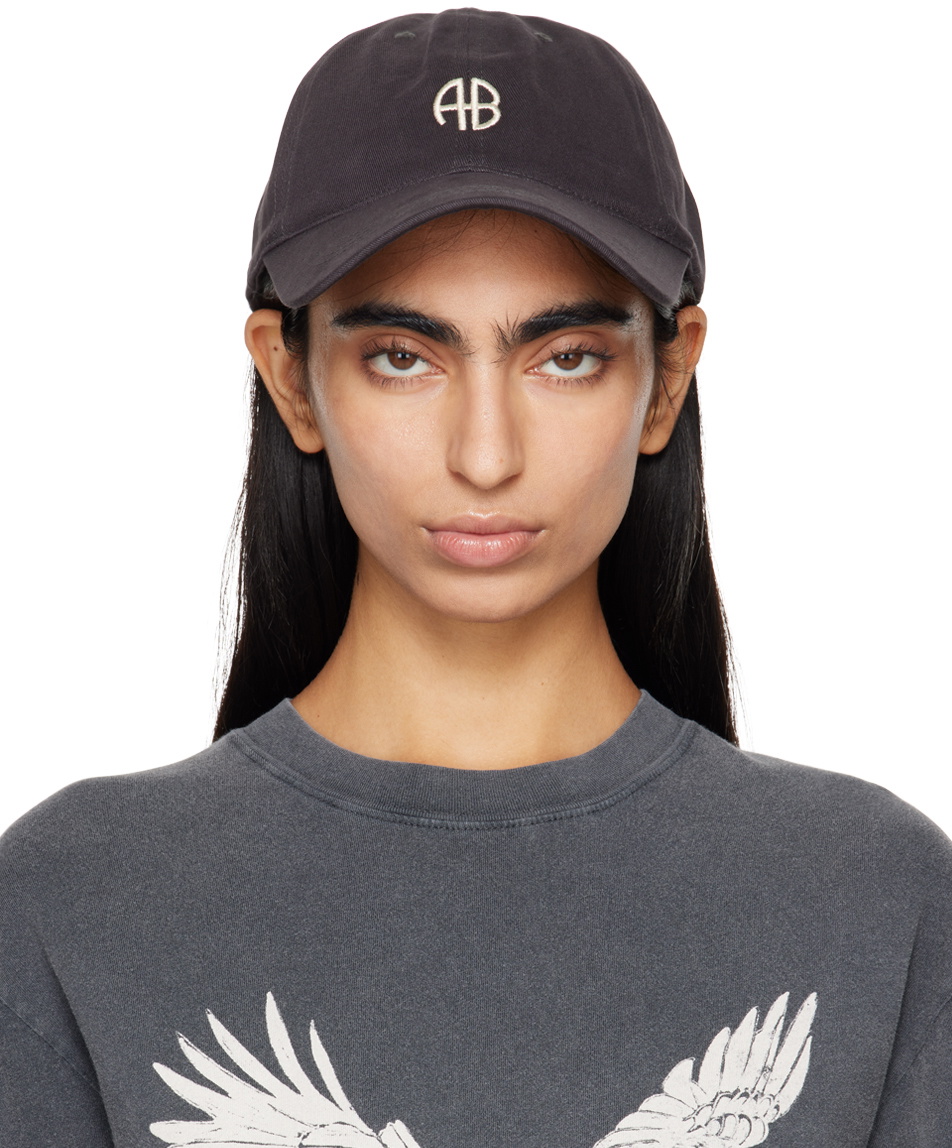 ANINE BING Black Jeremy Baseball Cap ANINE BING