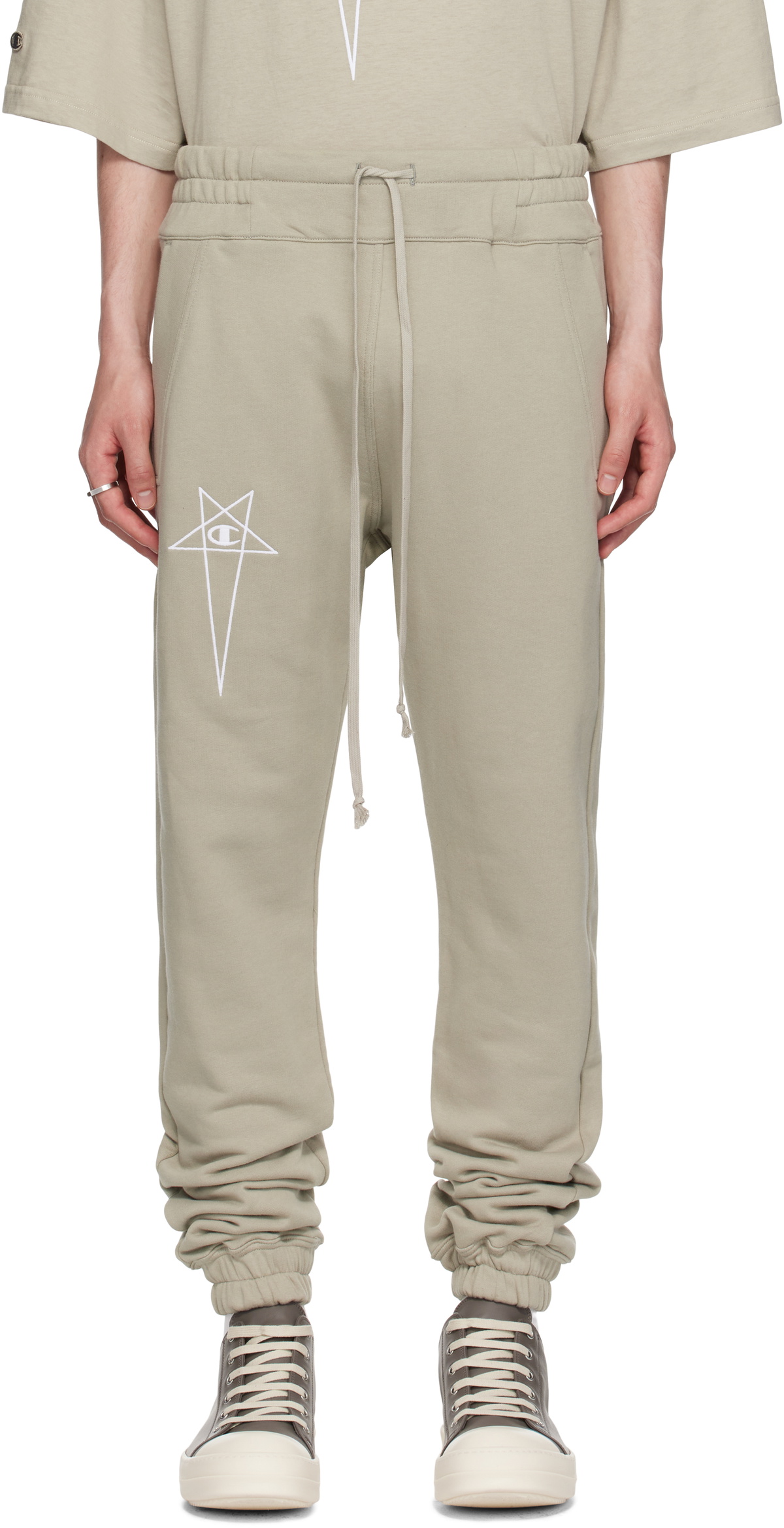 Rick Owens Off-White Champion Edition Joggers Sweatpants Rick Owens