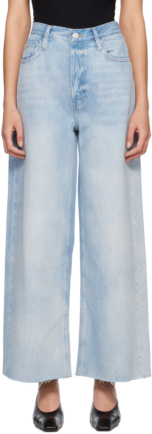FRAME Blue 'Le Low' Jeans Frame Denim