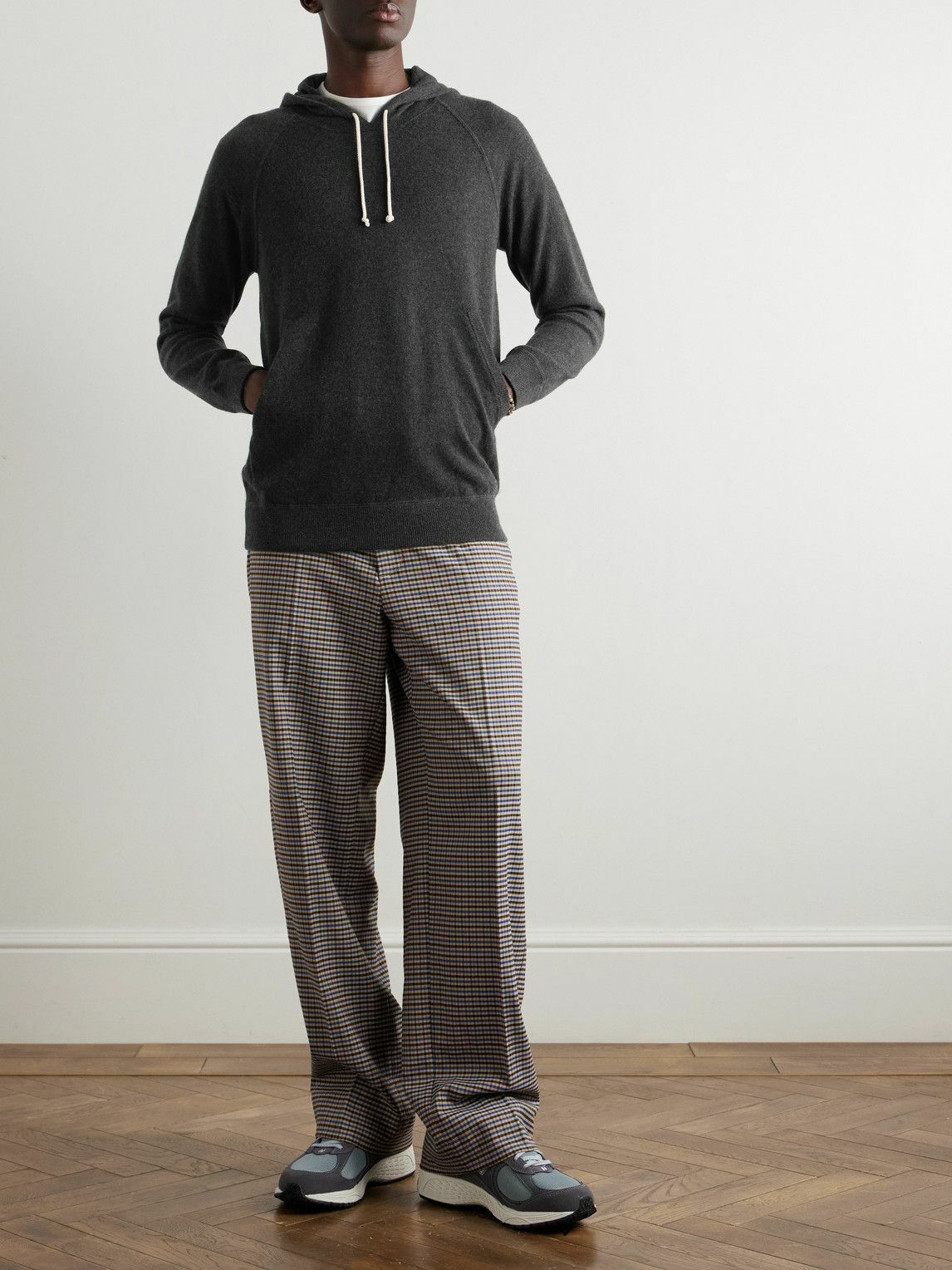 Ghiaia Cashmere - Cashmere Hoodie - Gray Ghiaia Cashmere