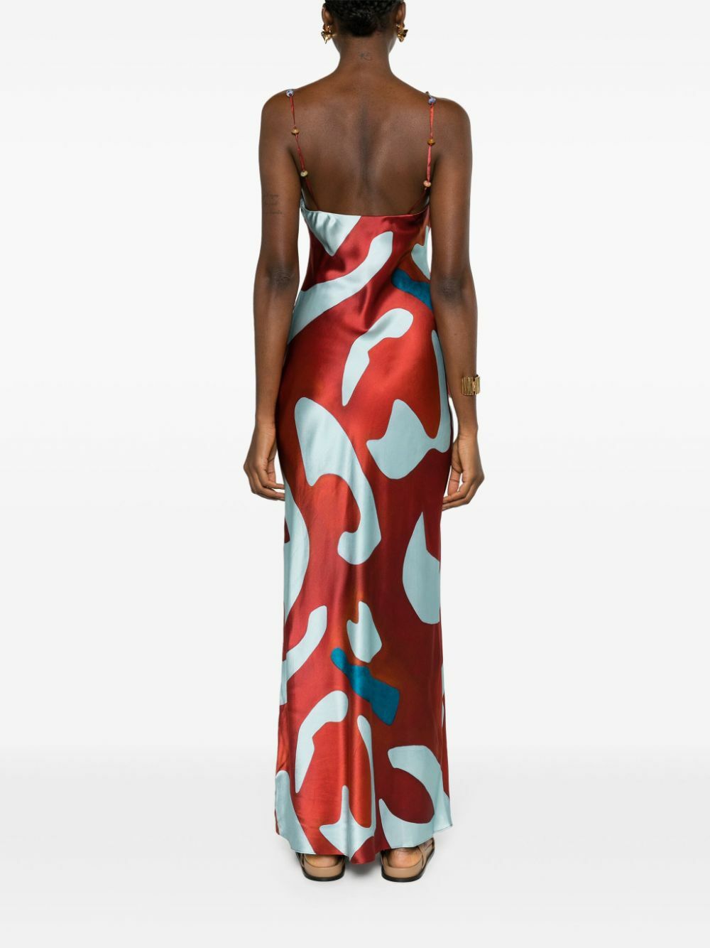 SIR. Red Frankie Slip Dress SIR.