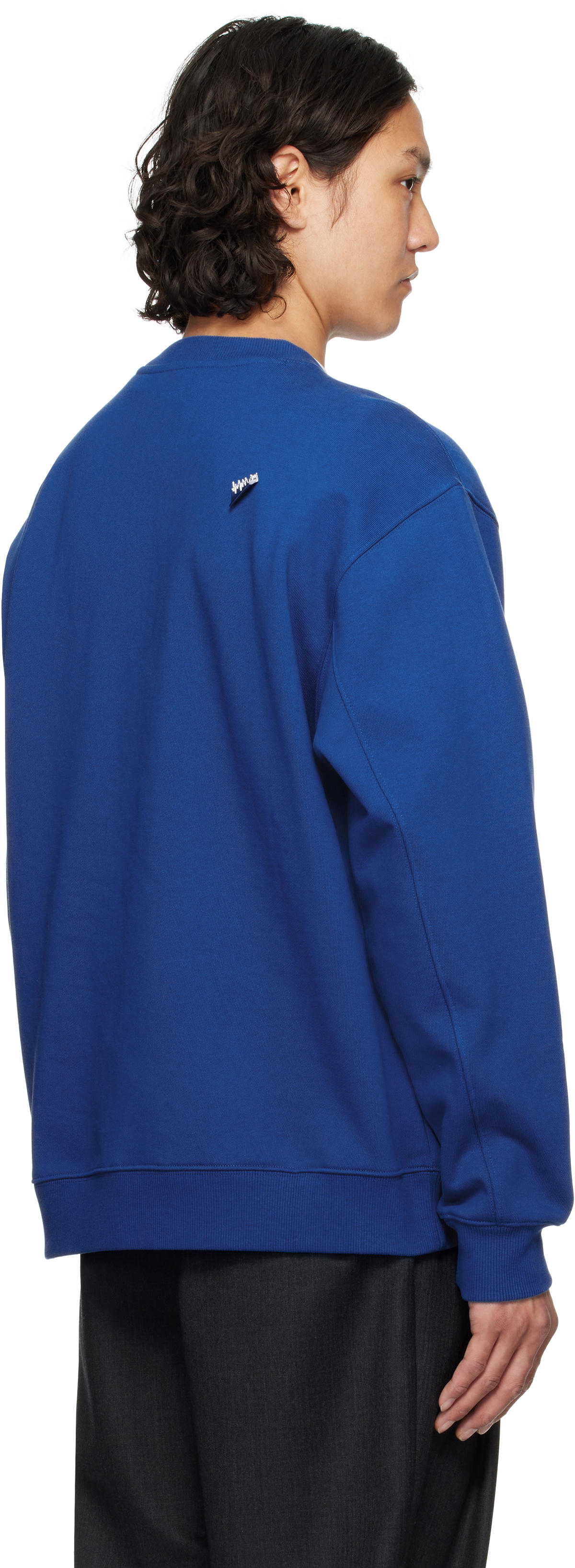 ADER error Blue Sig; TRS Tag 01 Sweatshirt ADER error