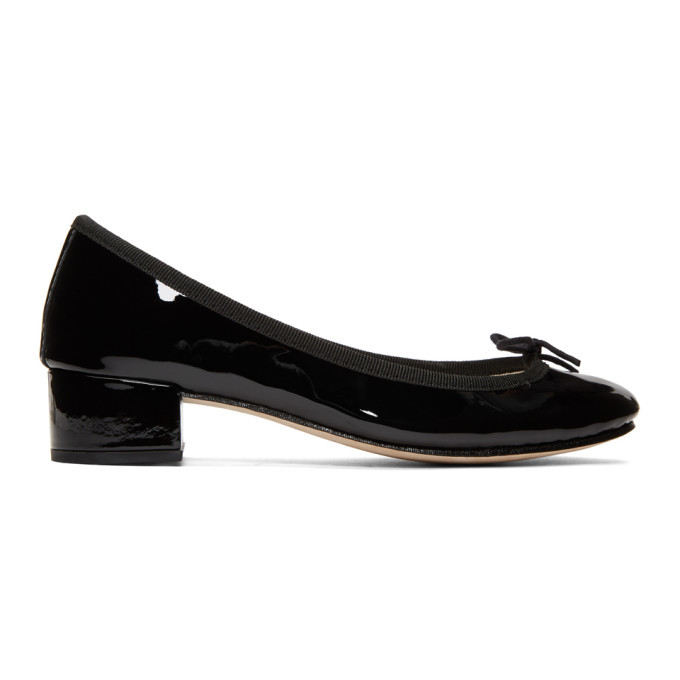 Repetto Black Patent Camille Heels Repetto