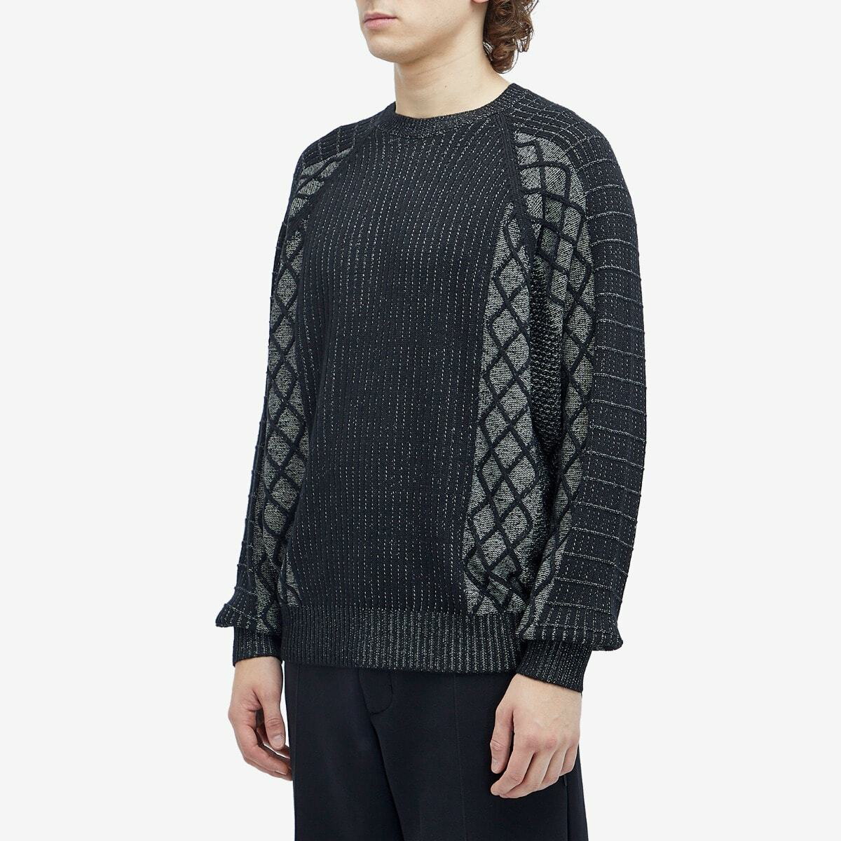 Nike Men's Apparel Tech Sweater in Black/Silver Nike