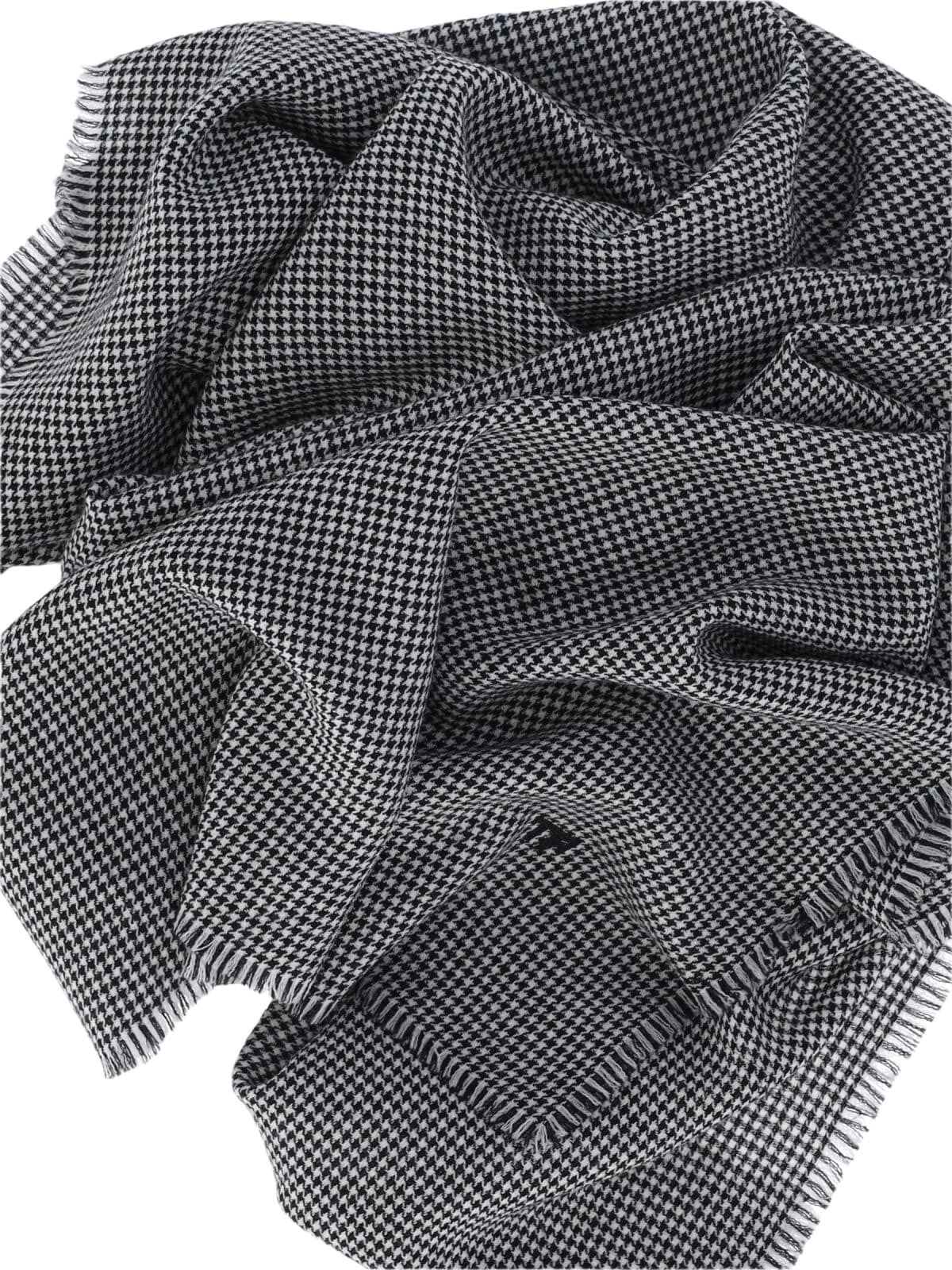 Tom Ford Houndstooth Wool Scarf TOM FORD